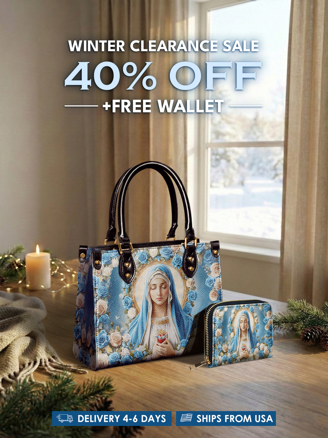 "Clara" Small Leather Handbag Deal – Feratia