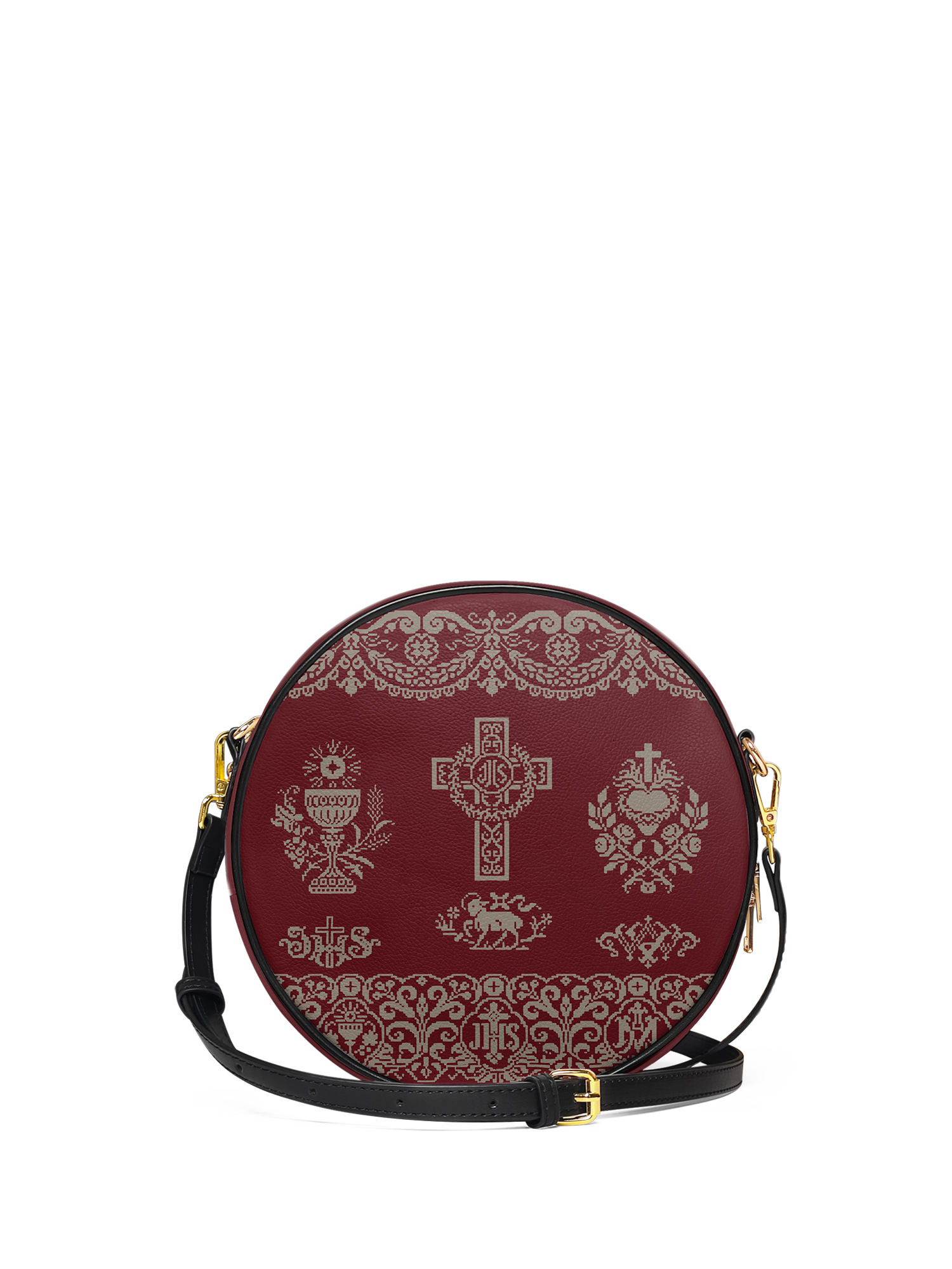 "Eucharist" Circle Crossbody Bag SINGLE – Feratia