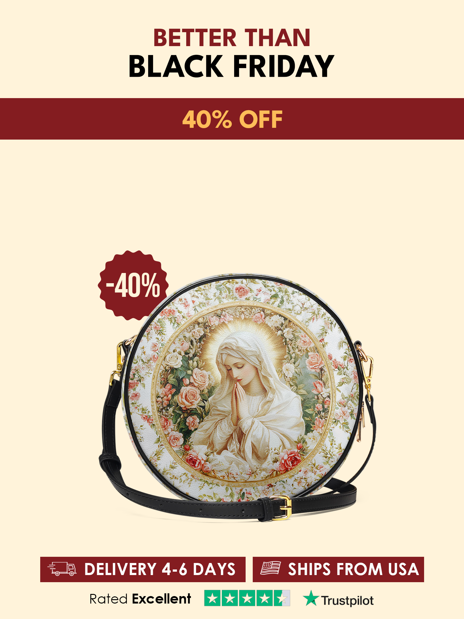"Gratia" Circle Crossbody Bag SINGLE – Feratia