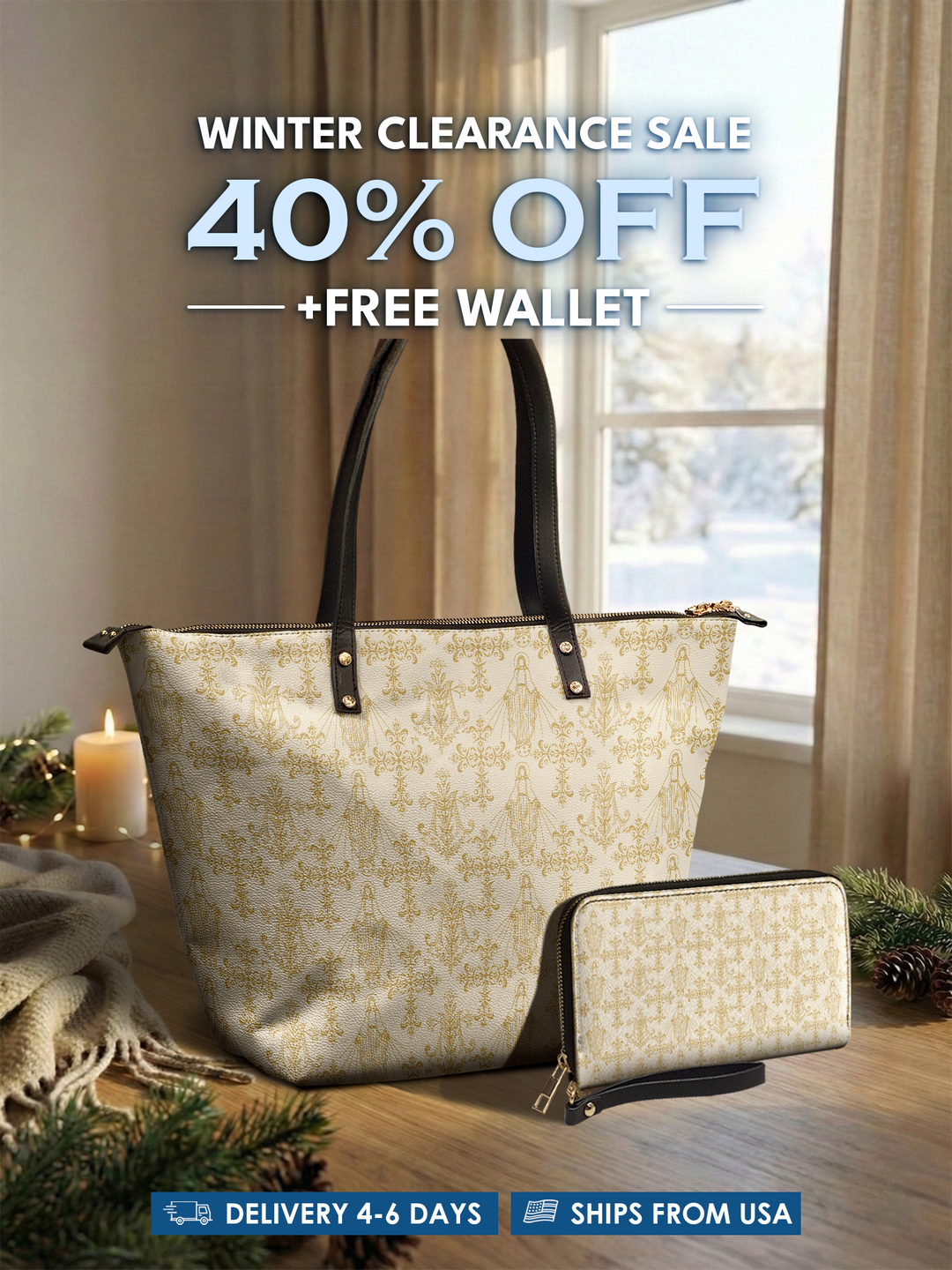 "Serena" Leather Tote Bag Deal – Feratia